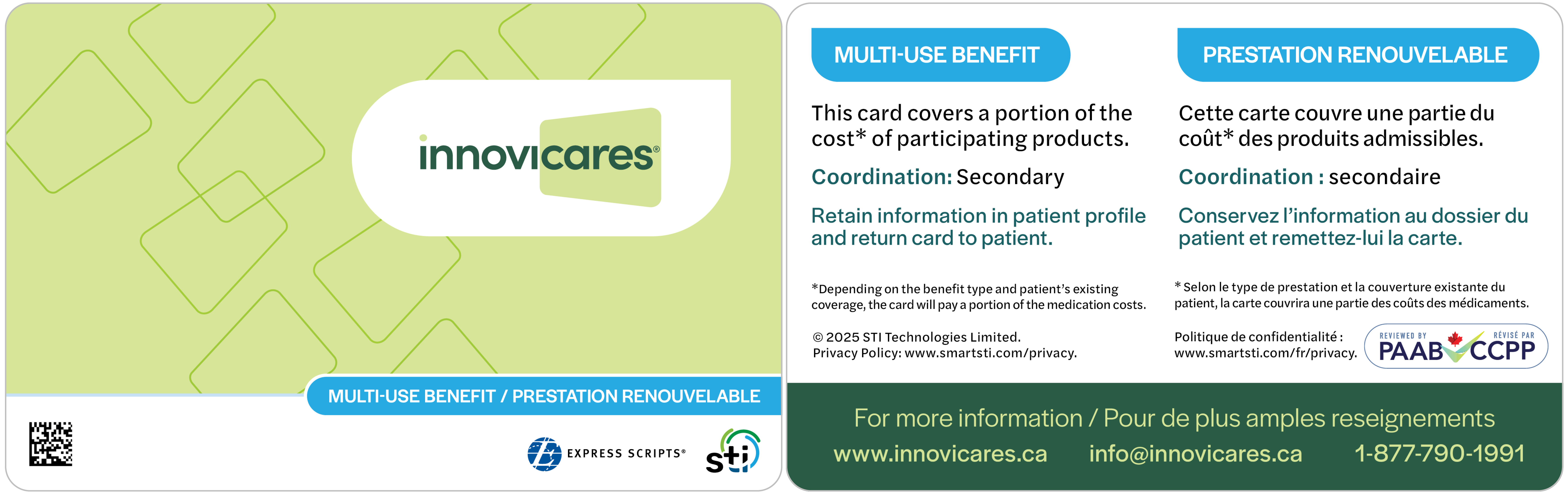 Affordable Prescription Savings Card for Canadians | innoviCares